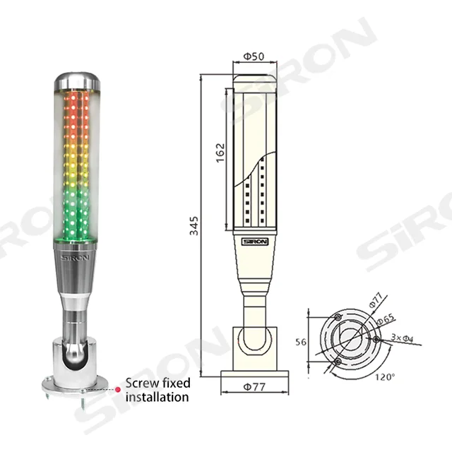 Siron D022 - Multi-Functional 12V DC CNC Machine Indicator