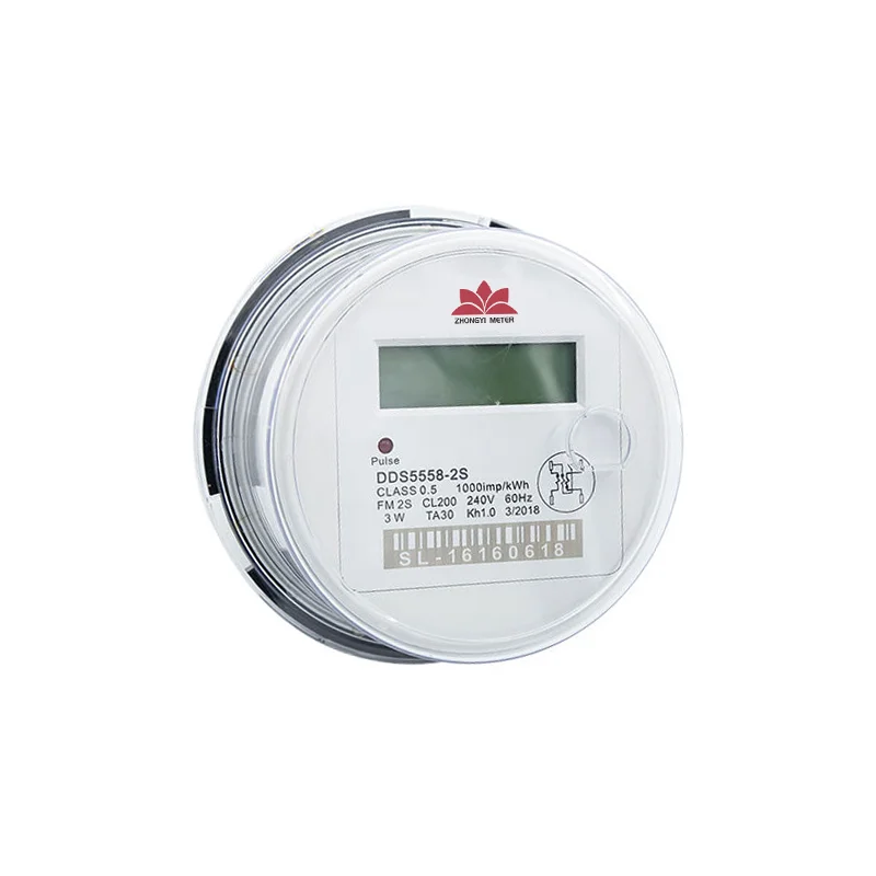 Bidirectional Single Phase ANSI Socket Energy Meter FM 1S 2S 12S