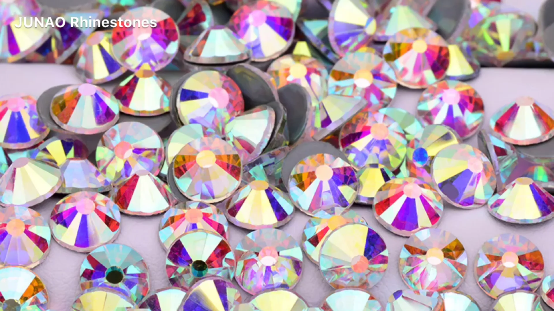 Junao Superior Quality Heat Transfer Glass Stones Clothes Hotfix ...