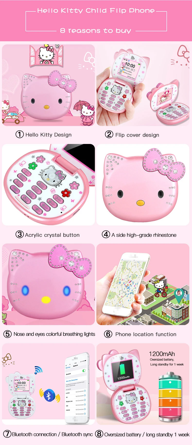Hot Flip Mini Smallest Mobile Phone K688 For Kids Girls Gsm Dual Sim ...