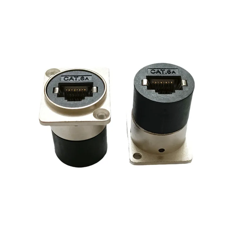 Rj45 Panel Mount Adapter Shielded Rj45 8p8c Female To Female Network ...