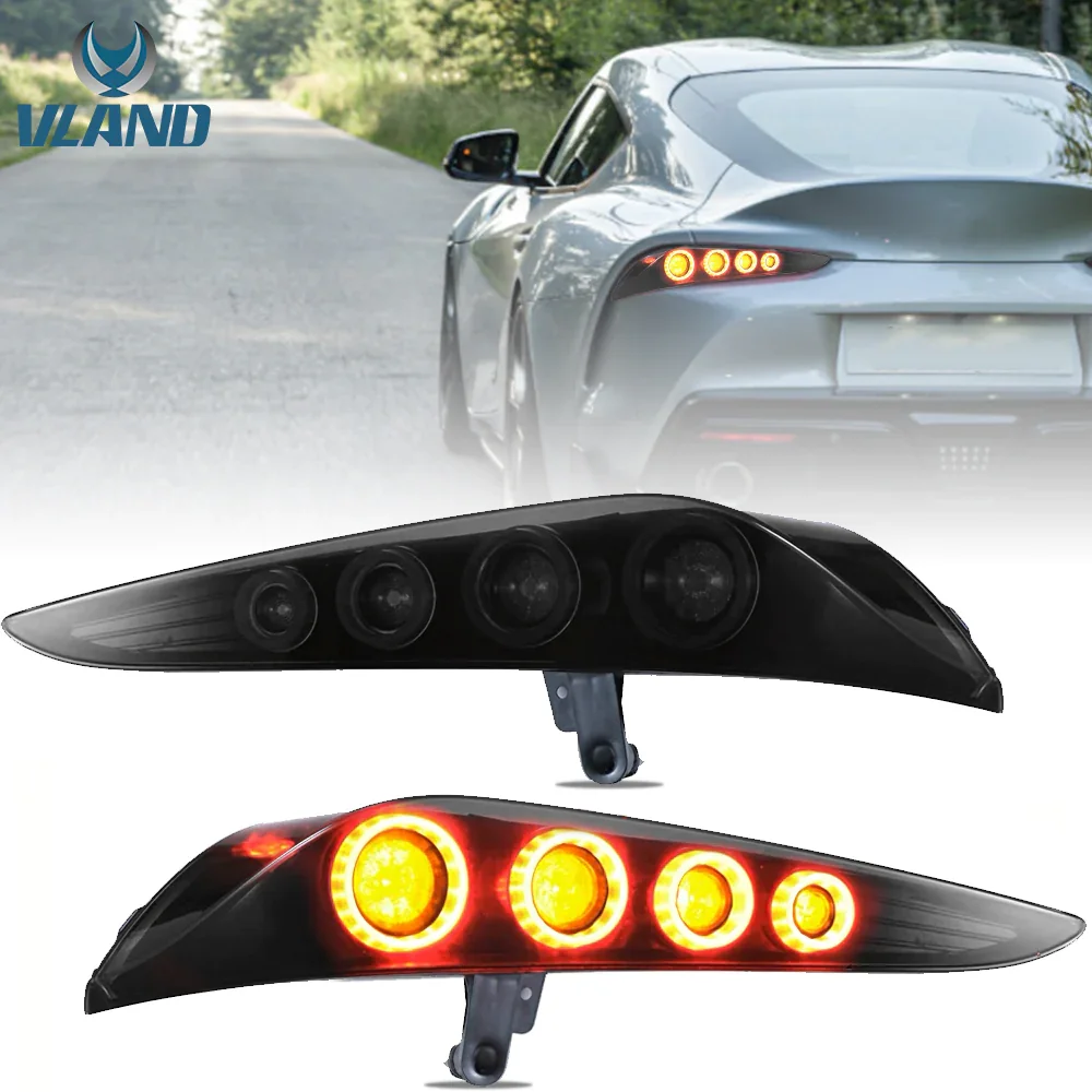 Vland Full Led Tail Lights For Toyota Gr Supra 2019-present 5th Gen ...