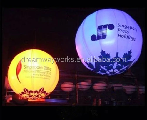16 Color Changing Led Light Balloon,Big Helium Balloon For Advertising ...