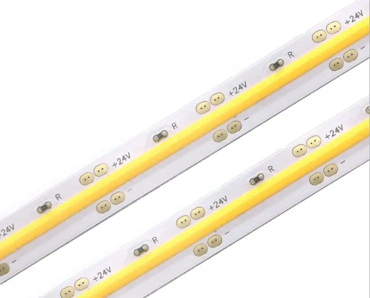 180 Degree Beam Angle High Bright Dc12v/24v Flexible Cob Led Strip ...