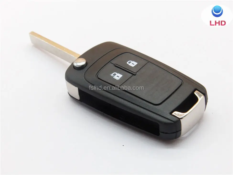 Keyless 2 Buttons Folding Car Key Shell Remote Flip Key Fob Case for ...