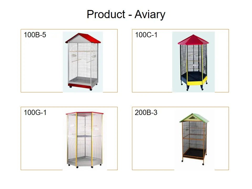 Large Triangle Roof Design Double Layers Bird Cages Aviary Cage Pet ...