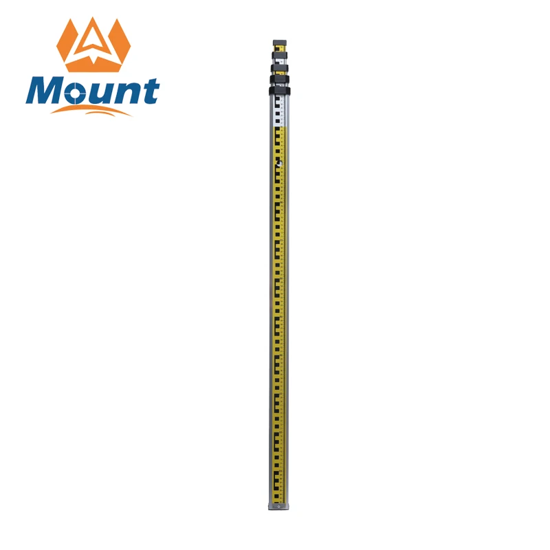 Accurate Measurement F4b4 Survey Aluminum Telescopic Leveling Staff