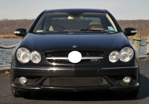 Mercedes Benz CLK W209 AMG CLK63 Front Bumper with Hole Aluminum Grille