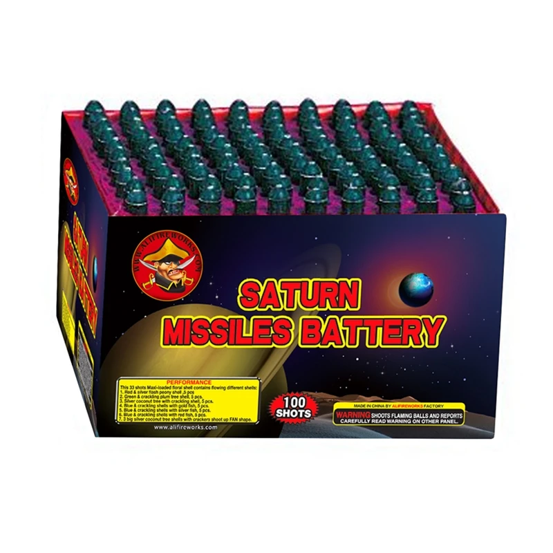 Chinese New 100 Shots Saturn Launcher Missile Fireworks For ...