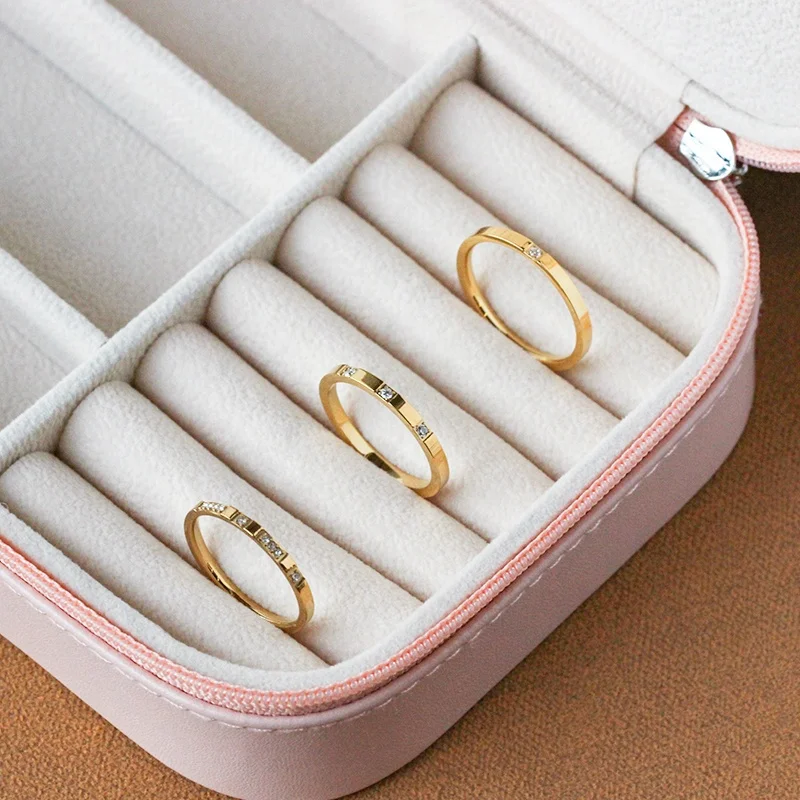 Stackable Rings - Elegant Stainless Steel Jewelry