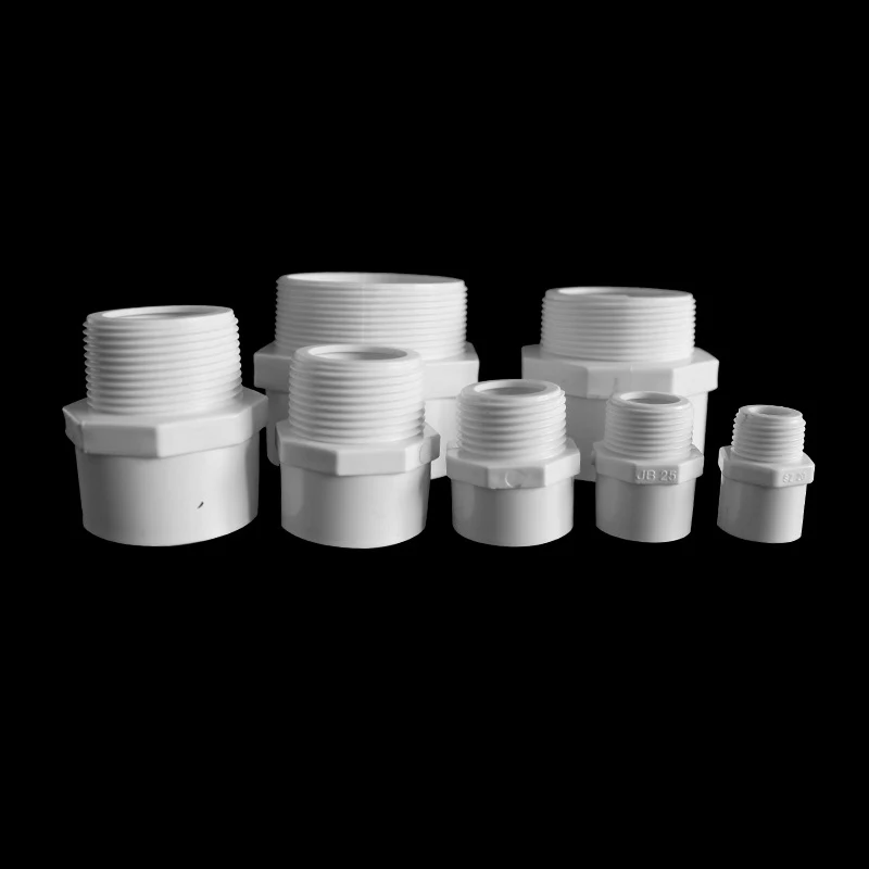 Pvc Pipe Fitting Male Threaded Union Coupling Connector Water Supply ...