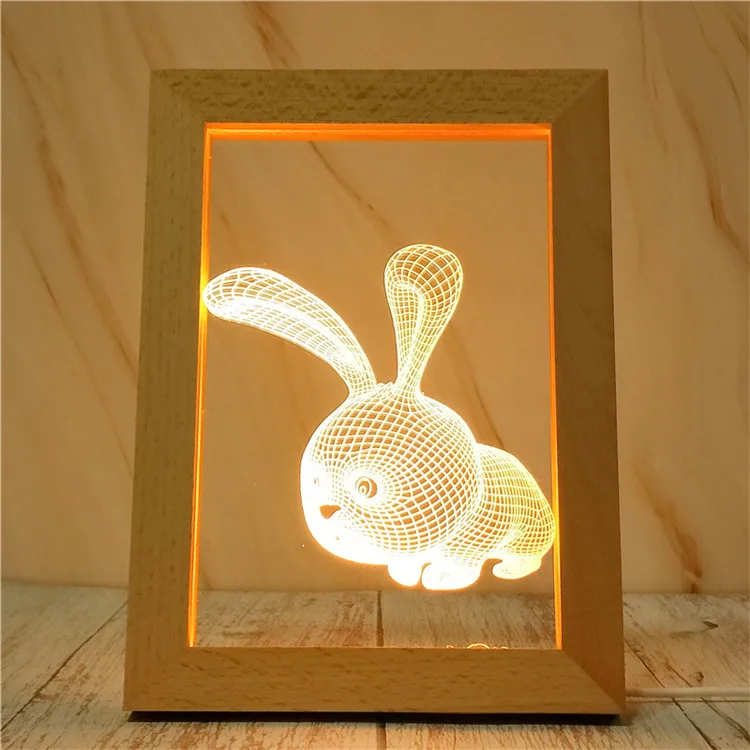 Custom 3D Illusion Lamp - Handmade Acrylic Night Light