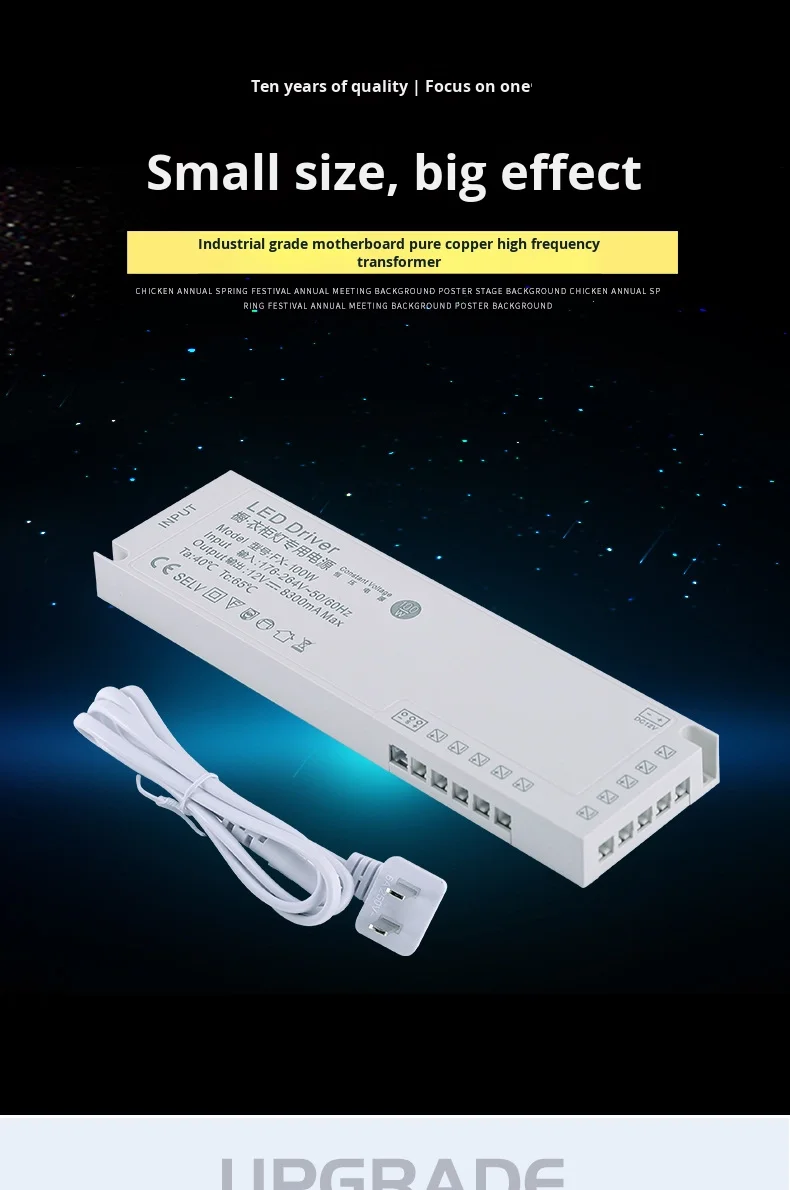 24V Wardrobe Cabinet LED Strip Transformer Power Supply Constant ...