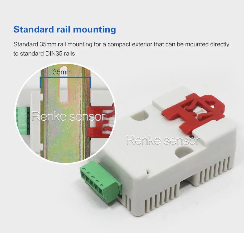 RS485 High Precision Temperature Humidity Sensor Enclosure
