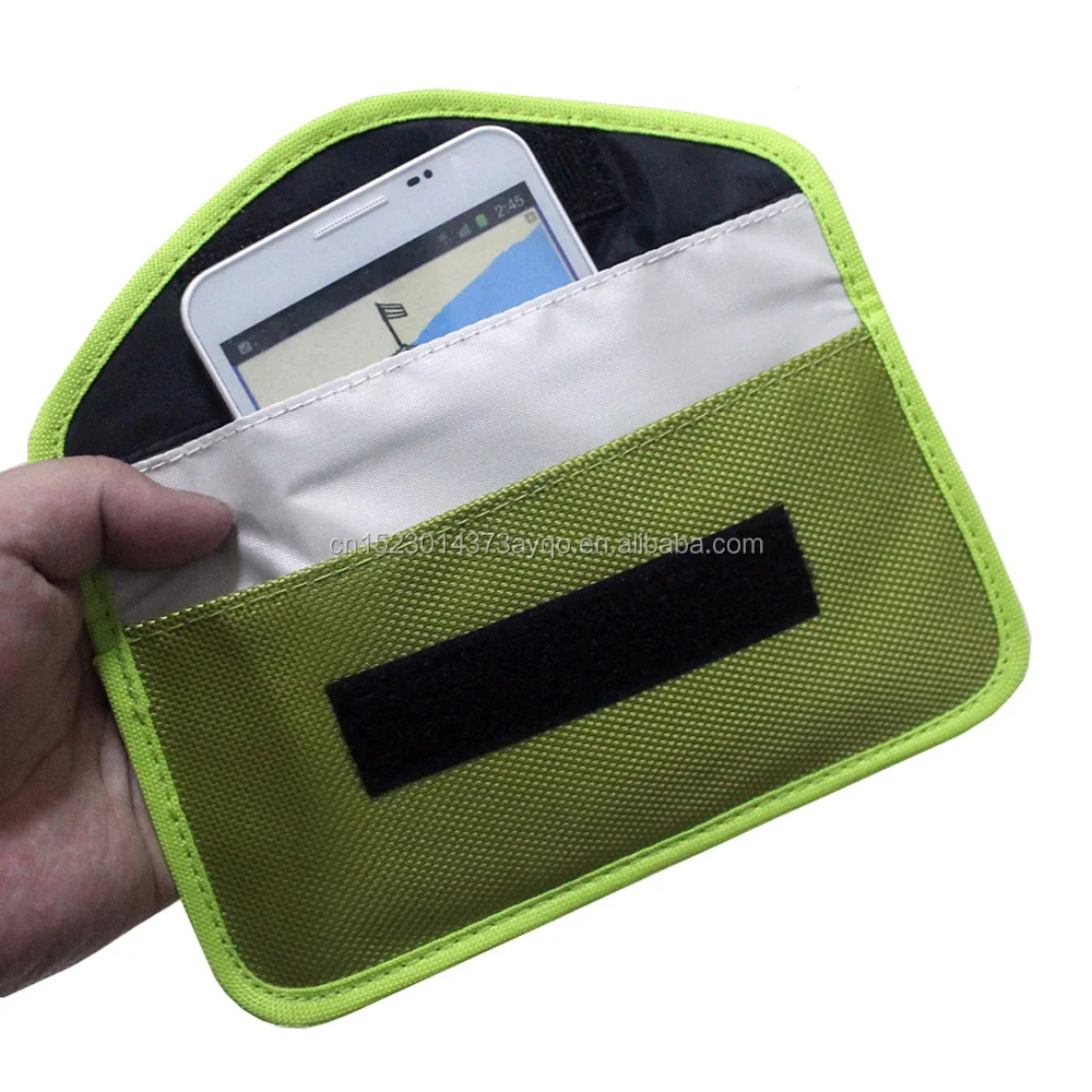 Mobile Cell Phone Rf Signal Blocker Anti-radiation Shield Case Bag ...
