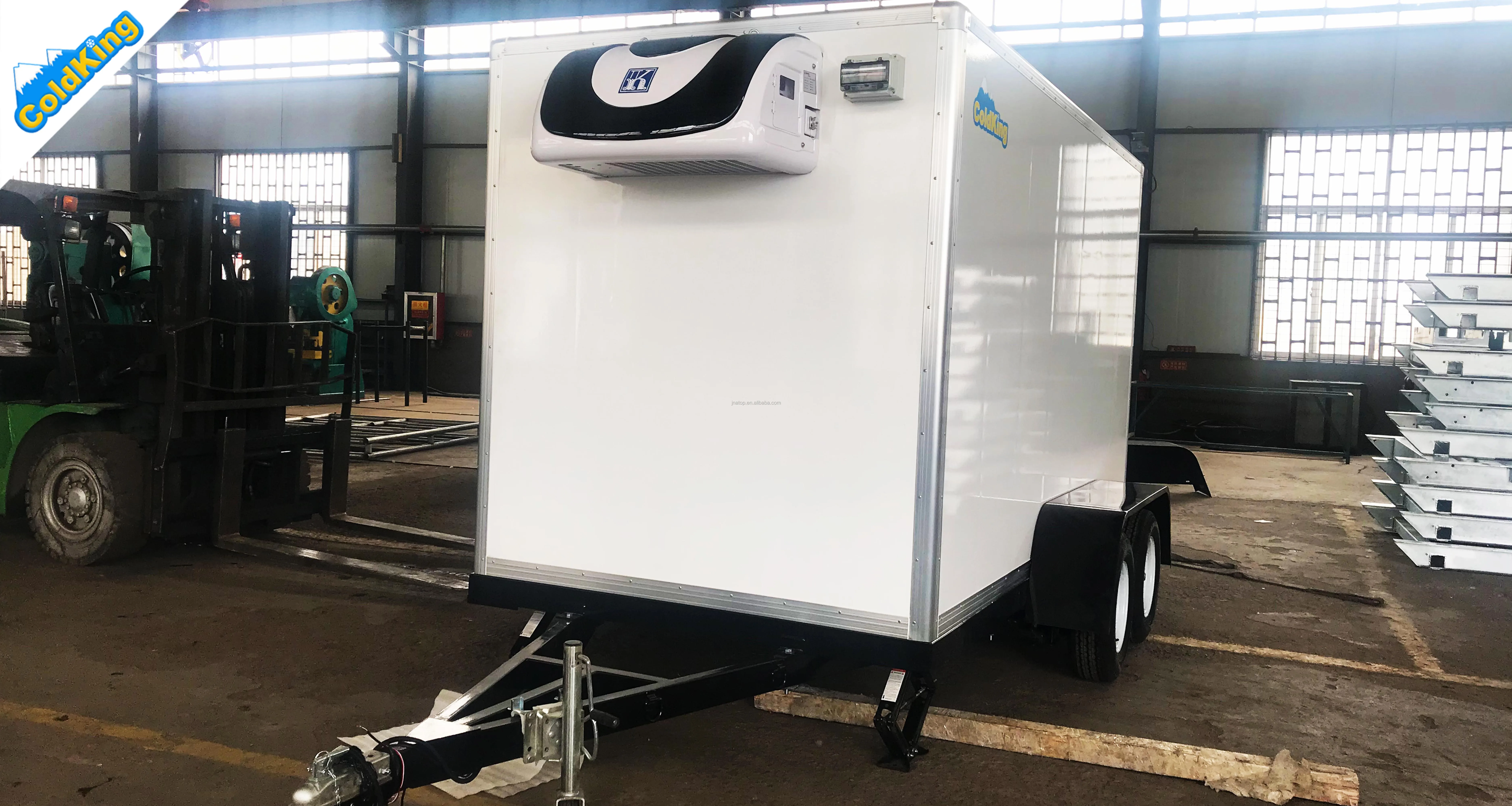 Coldking 12ft Cold Room Truck Body Box - 4 Wheels, 2 Axles