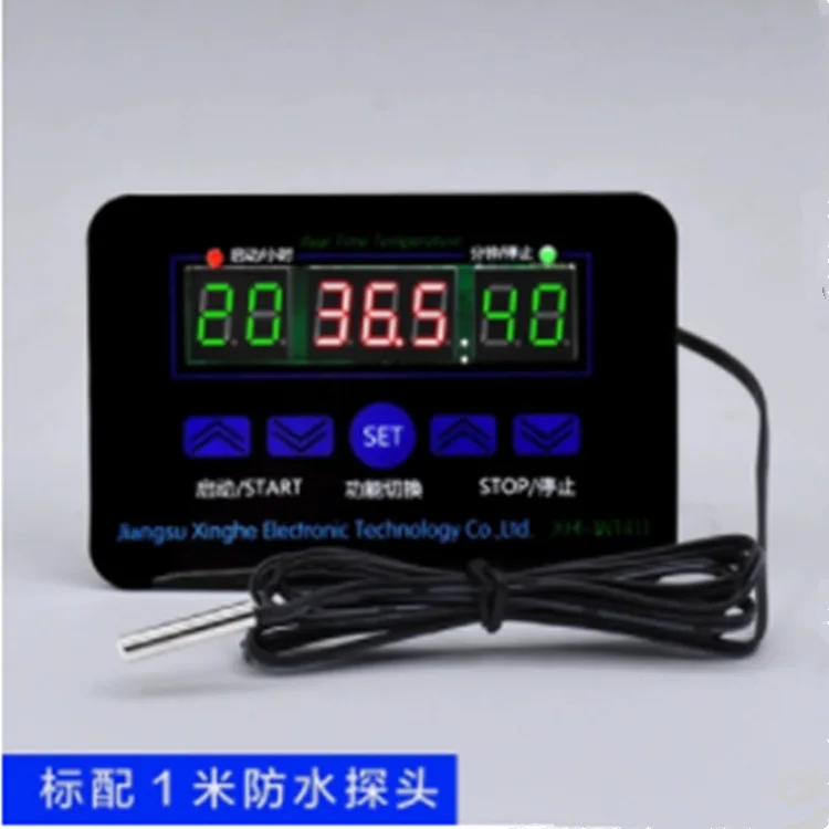 Three Display Multifunctional Temperature Controller Temperature Control Switch -19~99 Xh-w1411 ...