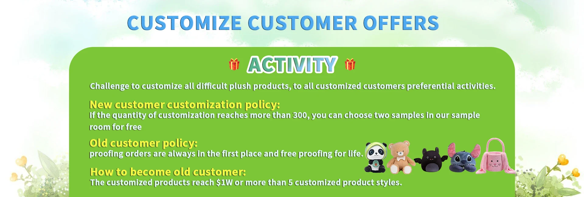 CE CPC OEM ODM Low Moq Custom Logo Plush Dolls Stuffed Animal Custom ...