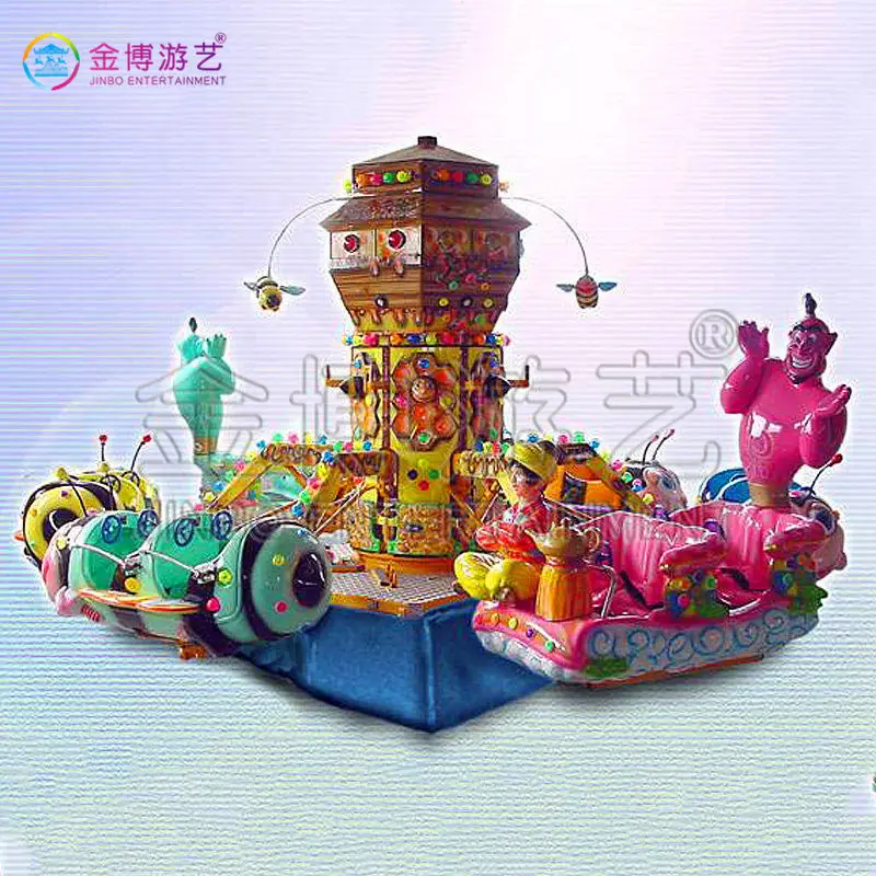 Flying Car Doll Insect Trap Disc Butterflies Attraction Amusement Ride ...