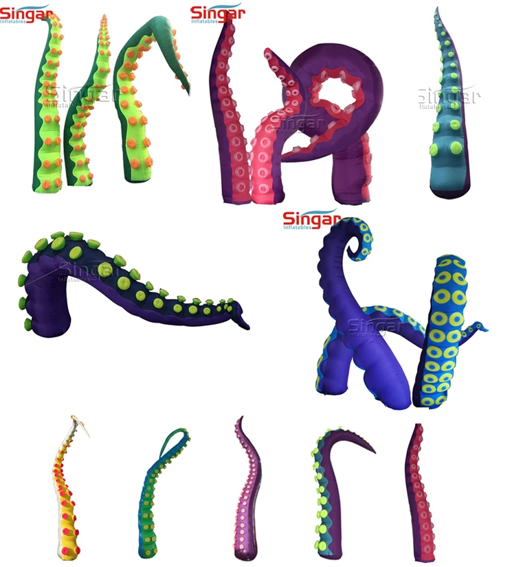 Giant DIY Inflatable Sea Creatures - Octopus Arms for Party Decor