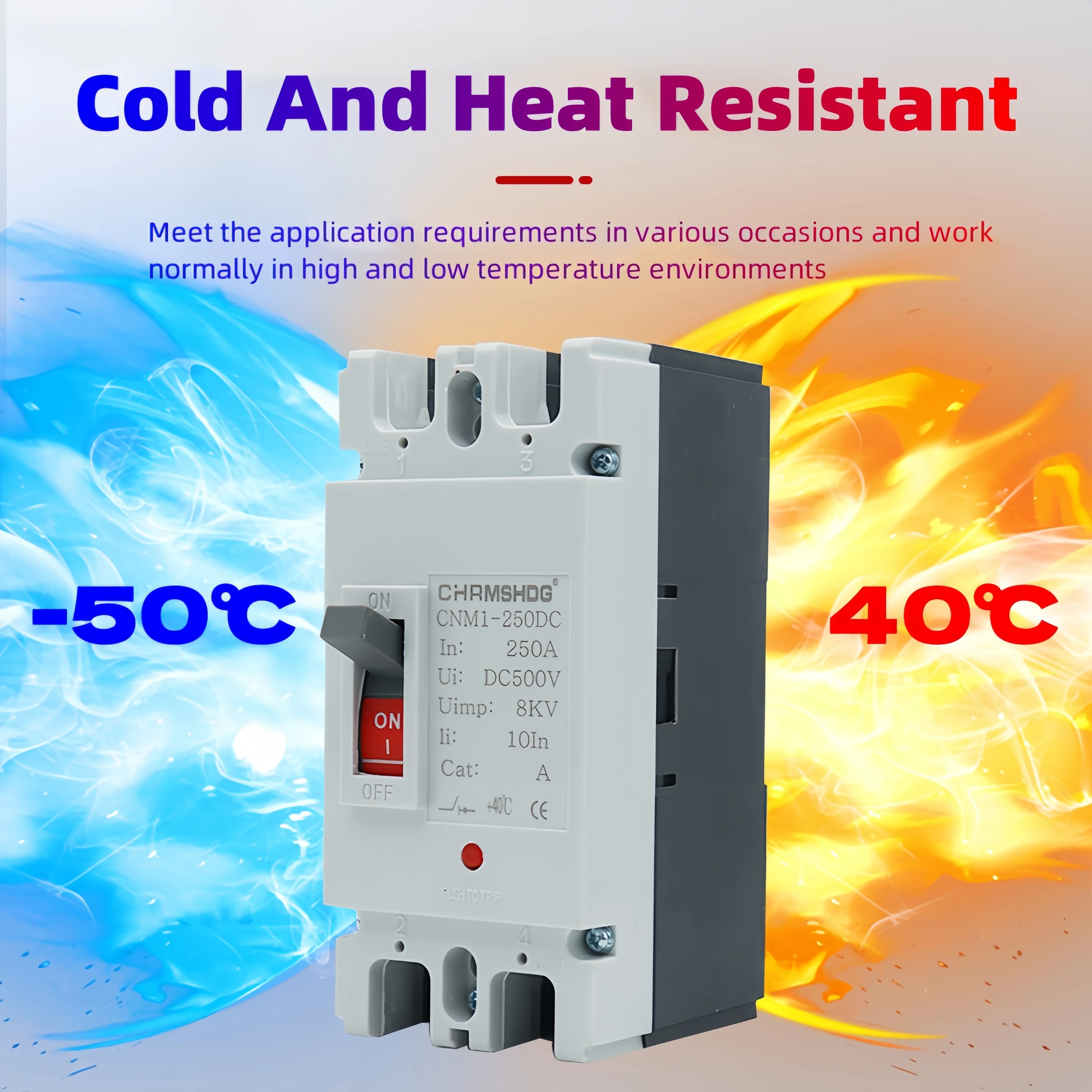 Plastic Shell Circuit Breaker Air Switch Breaker Nf125-cv 2p 3p 16a 20a ...