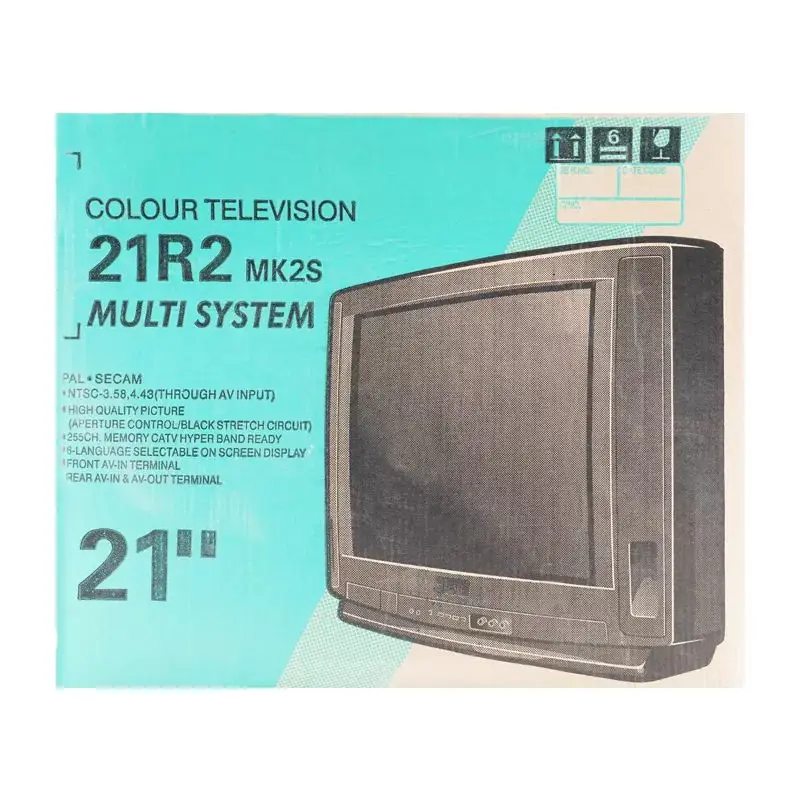 21 Inch High Definition CRT TV - Slim, HD, and Versatile