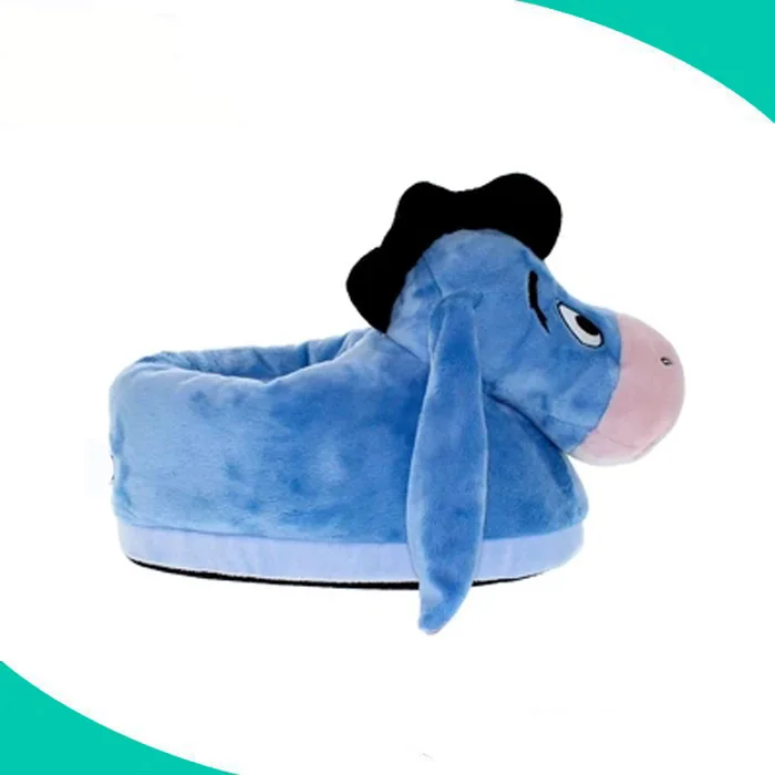 Kids Winter Warm Animal Shaped Cartoon Cute Soft Stuffed Plush Donkey ...