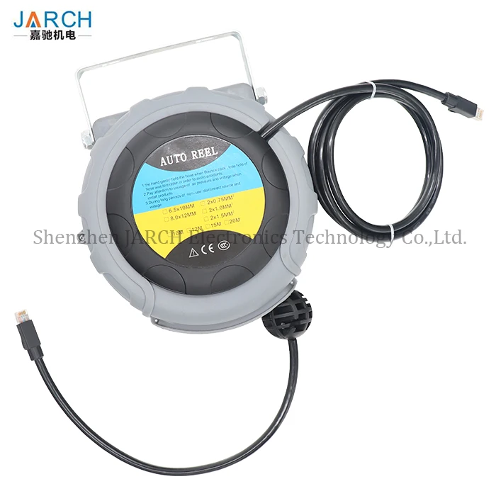 JARCH CAT6 Retractable Data Ethernet Cable Reels - Safe & Durable
