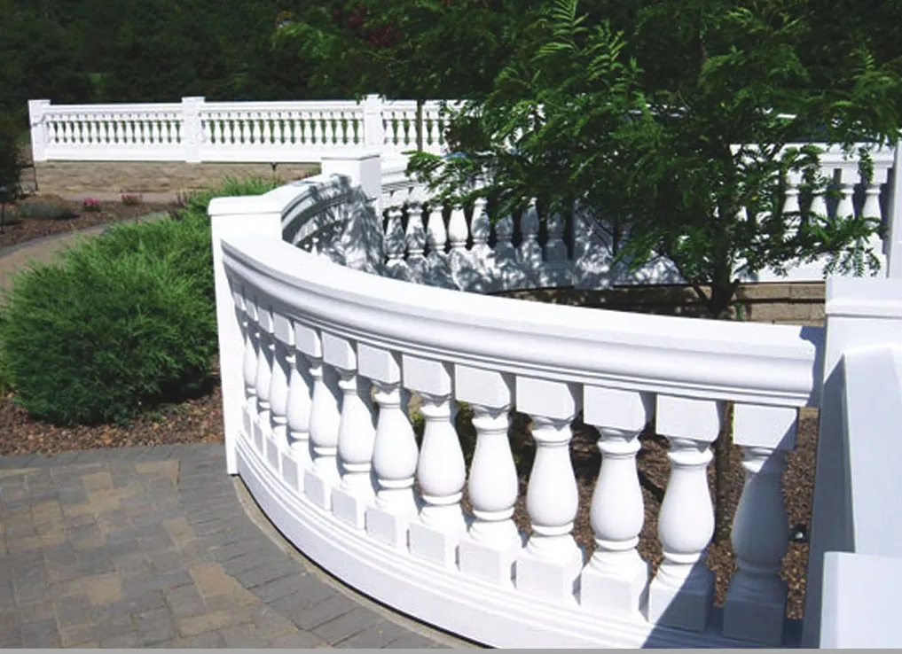 High Density Beautiful Decorative PU Balustrades & Handrails