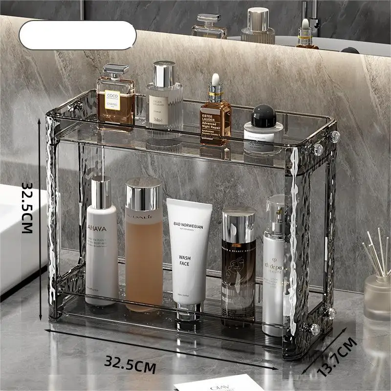 Space-saving Closet Organizer Clear Plastic Storage Rack Holder Storage ...