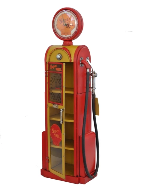 Handmade Antique Model Gas Pump - Perfect for Home Decor