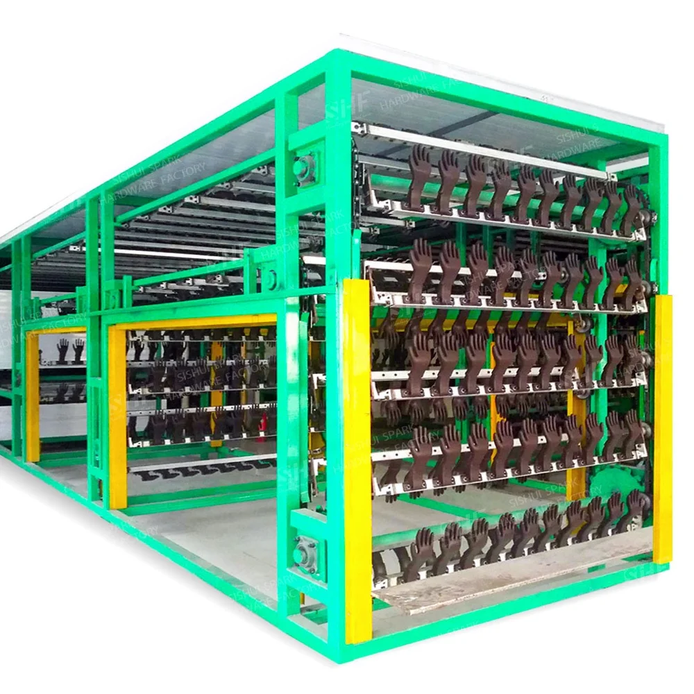 Nbr/nr Wrinkle Glove Dipping Production Line/nitrile Glove Machine ...