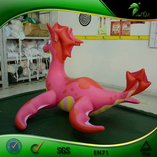 Custom Inflatable Dragon Animation - Bouncy Fun Pool Toy