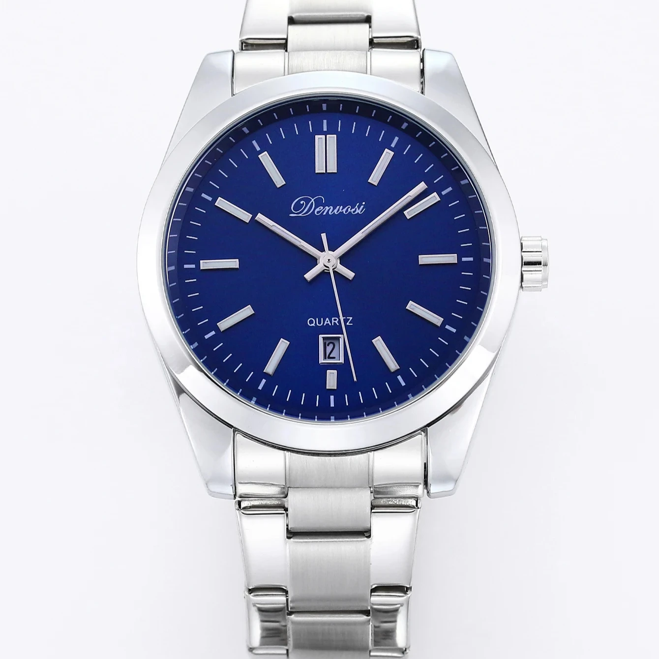 Denvosi Reloj Hombre White Fashion Men Stainless Steel Watch Luxury ...