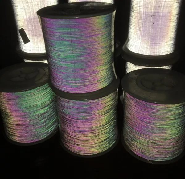 Rainbow Iridescent Reflective Material High Visibility Thread for ...