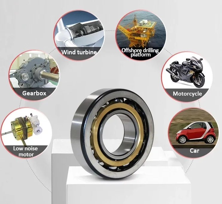 Japan Brand Ball Screw Bearing Precision Angular Contact Ball Bearing ...