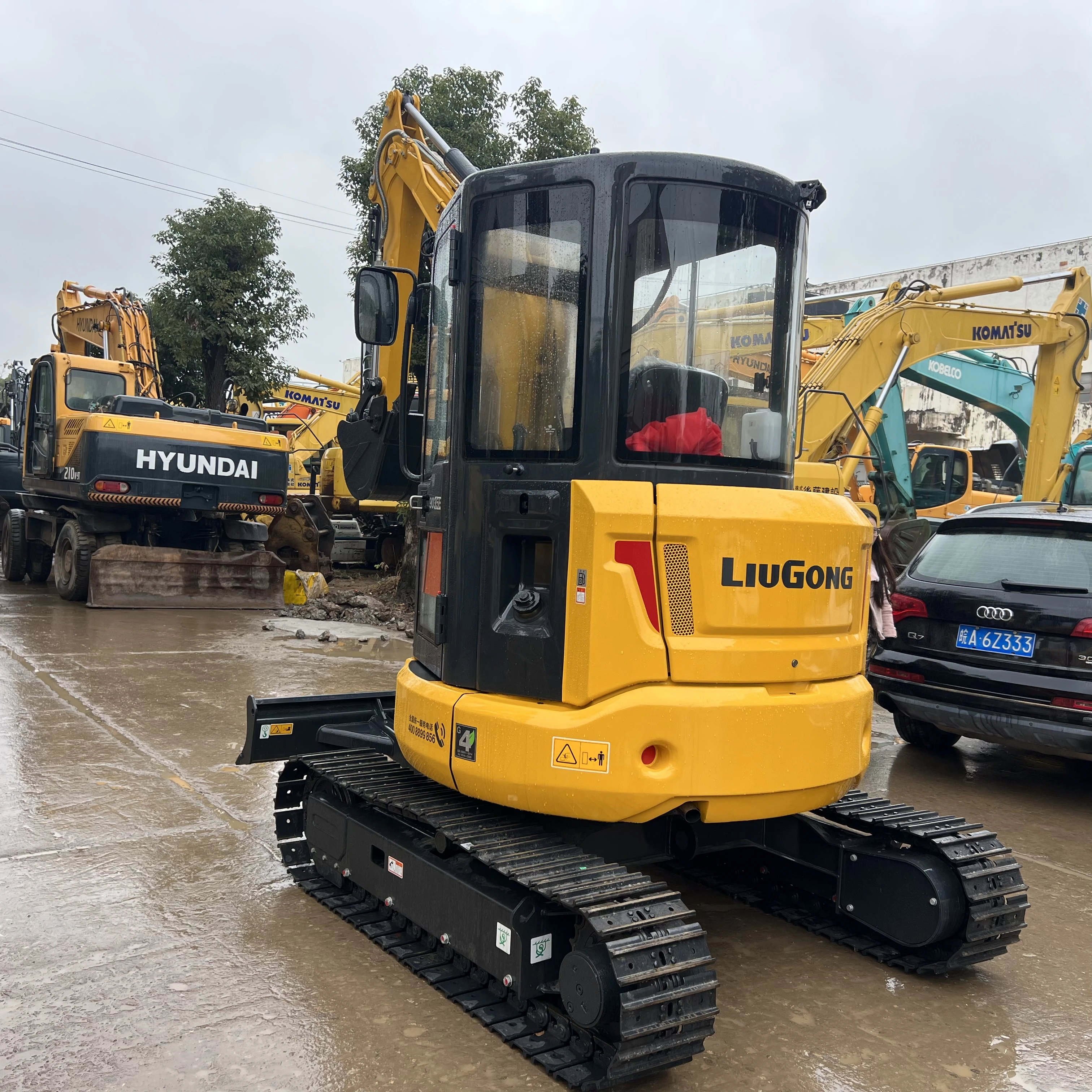 Factory Authorized Dealer Liugong CLG9035E Hydraulic Excavator 3.5 Ton 3 Ton Crawler Excavator ...