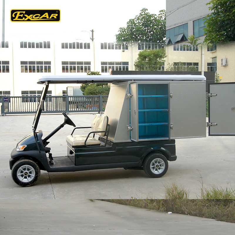 Excar 2 Seater Electric Golf Cart Utility Vehicles Housekeeping Car ...
