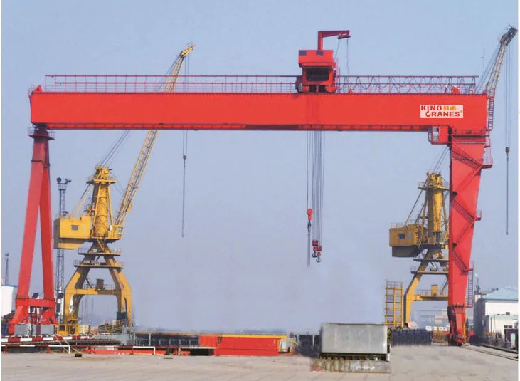 Kino Kraan 20 Ton Monorail Rtg Container Gantry Goliath Crane - Buy 20 ...