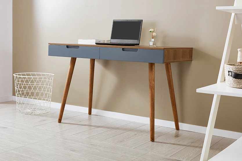 Modern Computer Table Design With Oak Colour Study Table Children Study ...