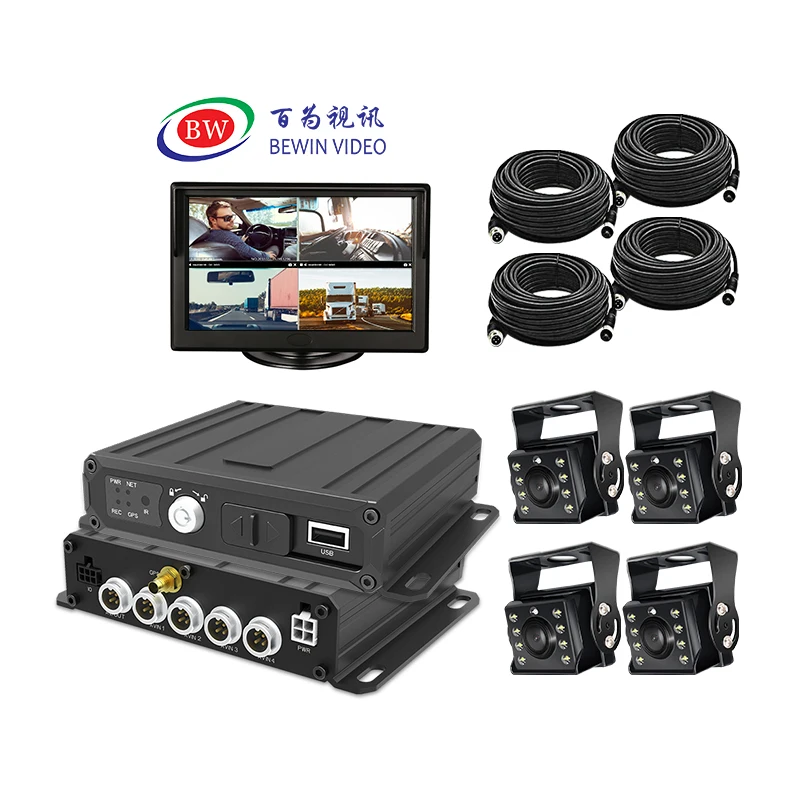1080p Ahd H.265 Mdvr Player 4 Channel Mdvr 4g Free Client Software Mdvr ...