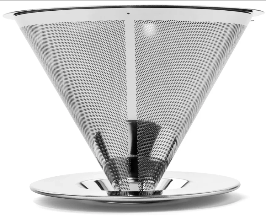 304 Stainless Steel Pour over Strainers - Reusable Coffee Filters
