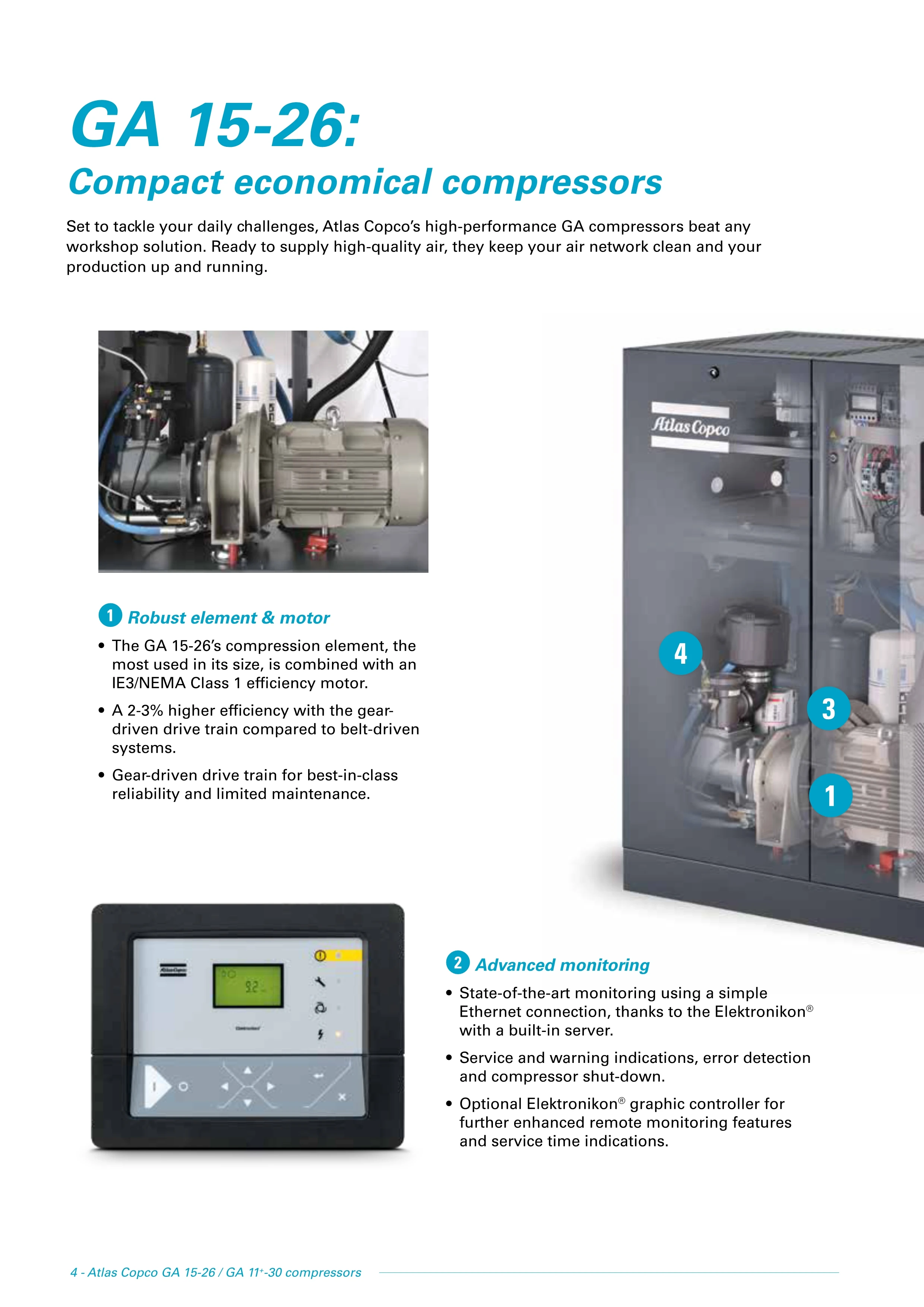 GA22 FF 50HZ 10bar 22KW-injected rotary vise airborne with dryer ...