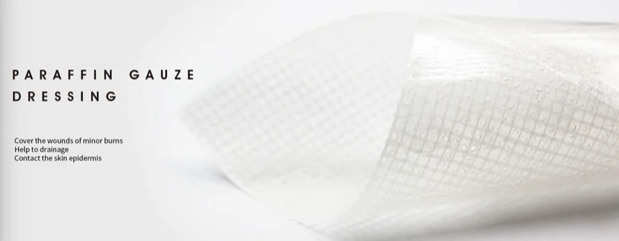 Wound Care Medical Sterile Paraffin Gauze,Burn Dressing Vaselin ...