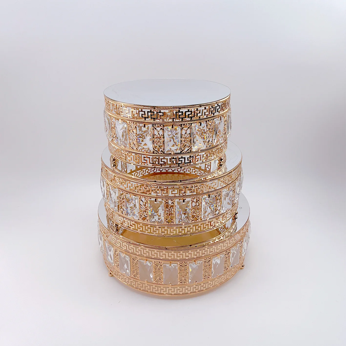 Spot Supply High-end Retro Crystal Dessert Display Table Grocery Store ...