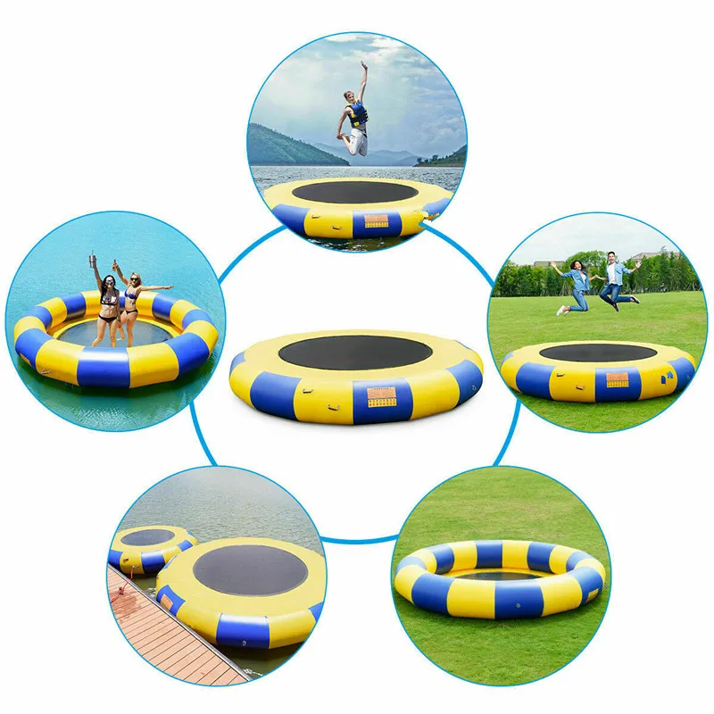Trampoline Water Fun - Inflatable Floating Trampolines