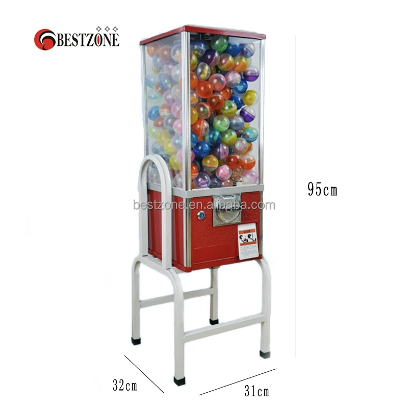 Coin Operated Bouncing Ball Toy Capsule Gumball Machine