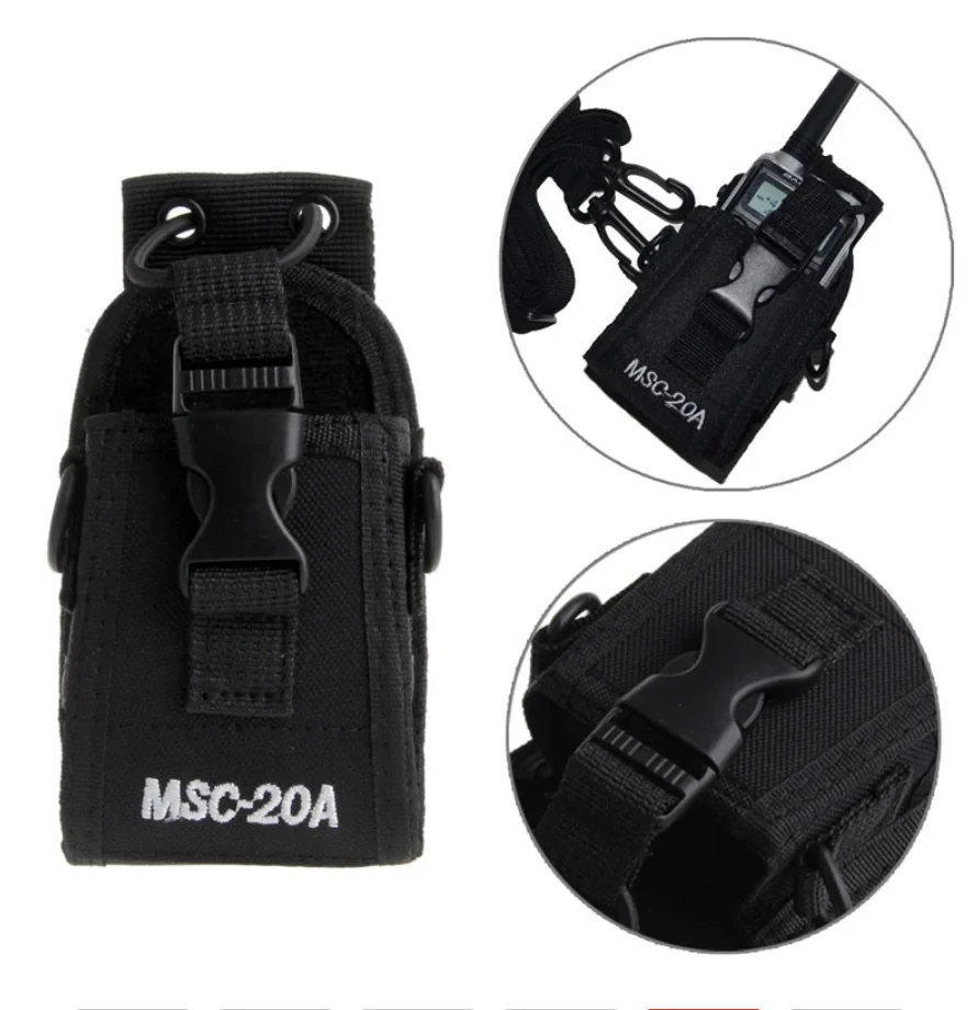 MSC20A Multifunction Nylon Two Way Radio Case Radio Holder MSC-20A ...