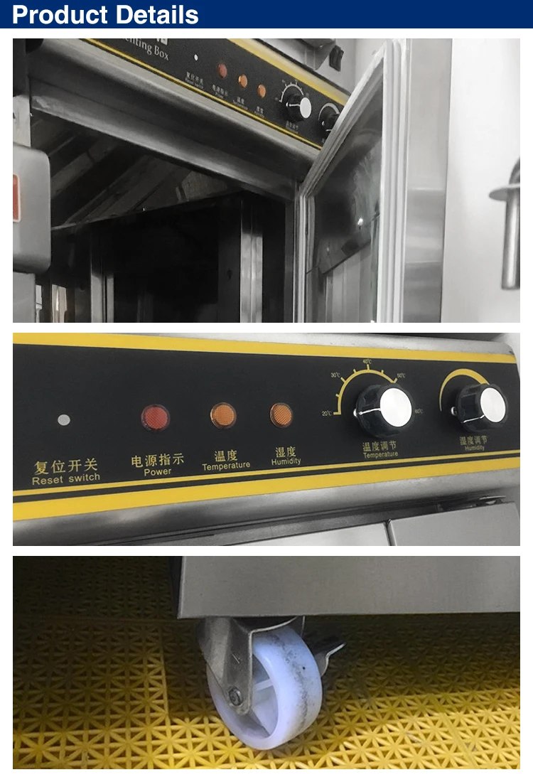 15 Trays Commercial Bakery Bread Dough Proofer - High Efficiency