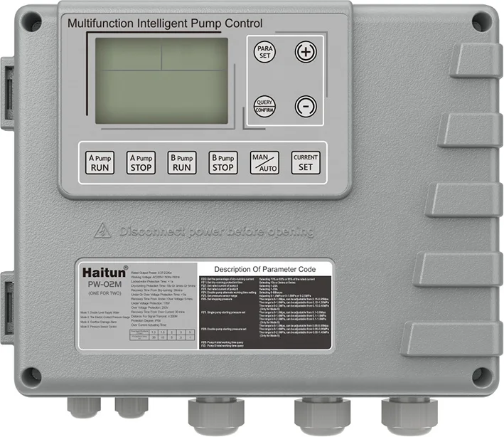 Smart Remote Control Box for Water Pump - Single Phase or Three Phase